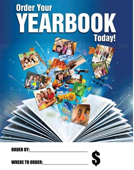 POS013 YEARBOOK POSTER School Photo Marketing